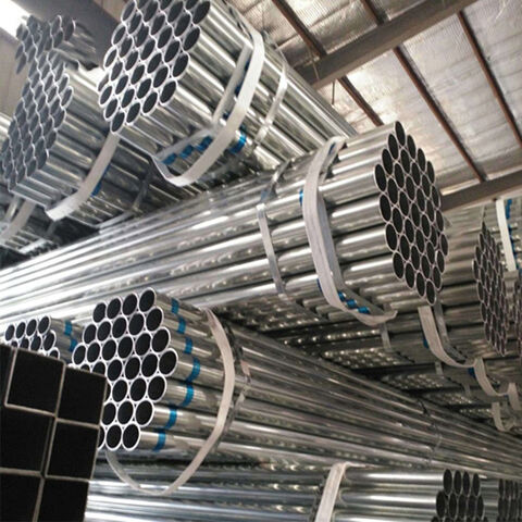 Hot Dip Galvanized Round Steel Pipe / GI Pipe Pre Galvanized Steel Pipe ...