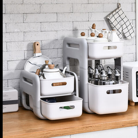 Floor Multi-layer Storage Rack New Storage Rack Movable Trolley ...