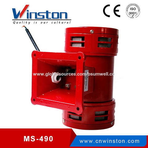Buy Wholesale China Small Motor Siren Dc12v /24v Electric Siren Ms-490 ...