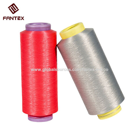 Buy Wholesale China New Arrival Polyester Yarn Dty 150d/48f Dope Dyed Color(colour) Yarn Washing ...