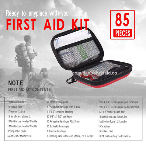 Buy Wholesale China Eva First Aid Kit Box-85pieces,ce And Fda Approved ...