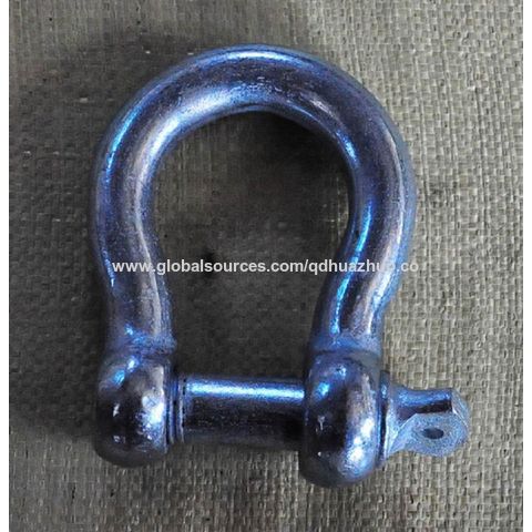 Buy Wholesale China Jis Type Screw Pin Bow Shackle, Zinc Plated ...