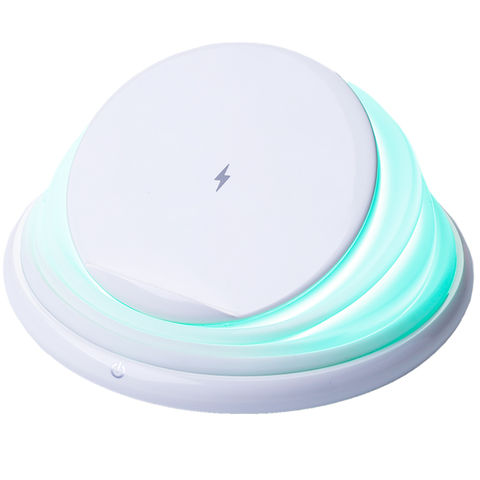 Buy Wholesale China Mobile Phone Portable Fast Wireless Charger Rgb ...