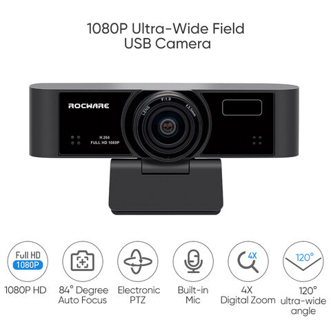 Rocware live streaming video conference camera with microphone HD CMOS ...
