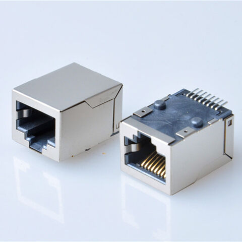 Buy Wholesale China Rj45 Connector 1x1 Single Port, 8pin Female, No Led ...