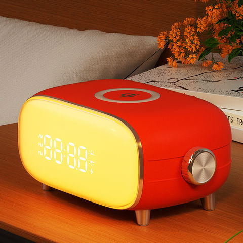 Buy Wholesale China Qi10w Wireless Charger Lcd Time Display Table Lamp ...