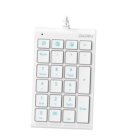 Wired Scissor Numeric Keyboard Compact Slim For Office Desktop/computer ...