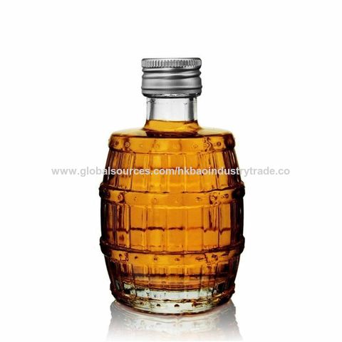 Buy Wholesale China 100ml Clear Glass Barrel Bottle Barrel & Glass ...