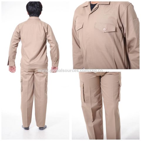 Buy Wholesale China Khaki 65%polyester 35%cotton Protective Safety ...
