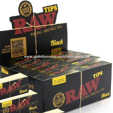 Buy Wholesale China Raw Rolling Tips Full Box 50 Packs 50 Tips Per Pack ...
