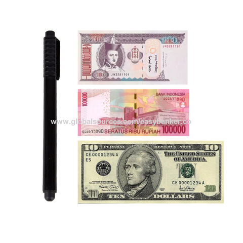 Buy Wholesale China Black Banknote Tester Pen Fake Money Detector Pen ...