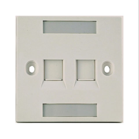 Buy Wholesale China Face Plate 2 Ports 86x86 Mm & Faceplates at USD 0.6 ...