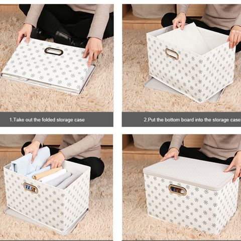 Buy Wholesale China Home Sundry Basket Foldable Pp Non-woven Storage ...