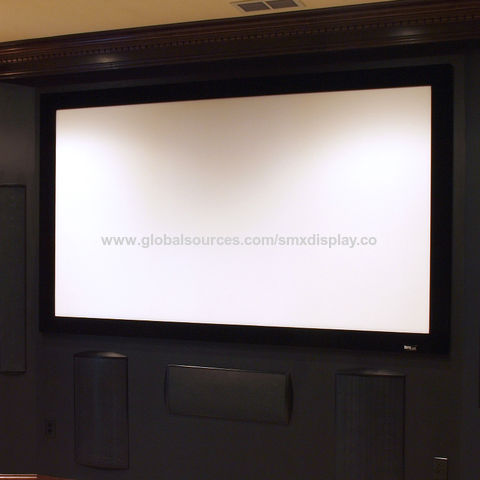 Buy Wholesale China 120inch Acoustically Transparent Wall Mount Fixed ...