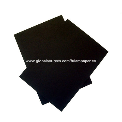 Buy Wholesale China 787*1092mm Black Cardboard In Sheets & 787*1092mm ...