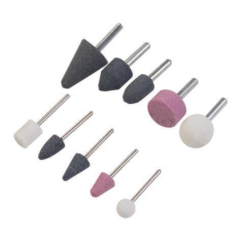 Buy Wholesale China 10Pcs Mounted Grinding Stone Set with 3mm/6mm Shank ...