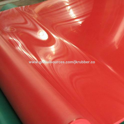 Buy Wholesale China Natural Rubber Sheet 40 Shore A Wear Resistant Red ...