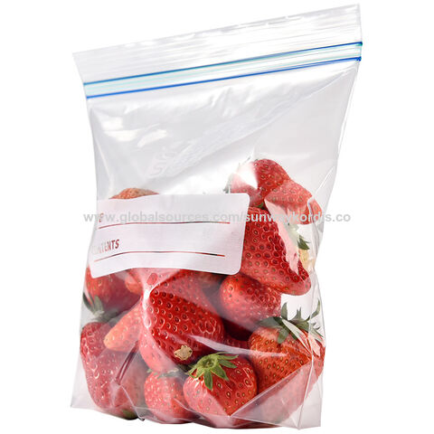 Buy Wholesale China Food Grade Packaging Plastic Ldpe Dobble Zipper ...