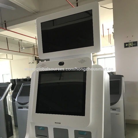 Buy Wholesale China Dual Screen 19" Kiosktouch Screen Hotel Lobby Kiosk ...