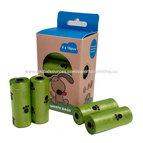 Buy Wholesale China Eco Friendly Custom Biodegradable Dog Poop Bag For Dog Waste & Green Dog ...