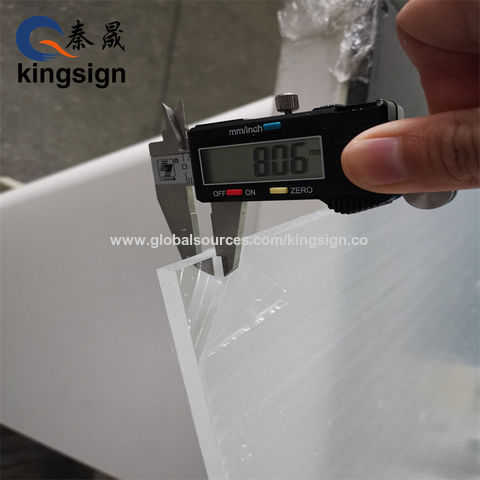 Buy Wholesale China Kingsign® Manufacture Clear Cast 8mm Acrylic Sheets ...