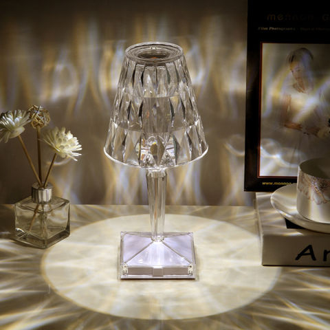 Buy Wholesale China Led Diamond Crystal Decoration Desk Lamp With Night ...