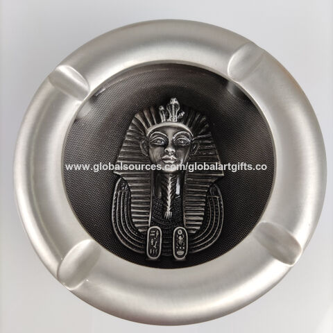 Customized Antique Silver Ashtray Wholesale Price Hotel Ashtray Factory ...