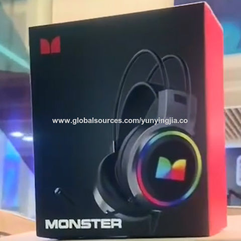 Stereo Gaming Headset Monster Gaming Headset RGB USB Gaming Headset ...