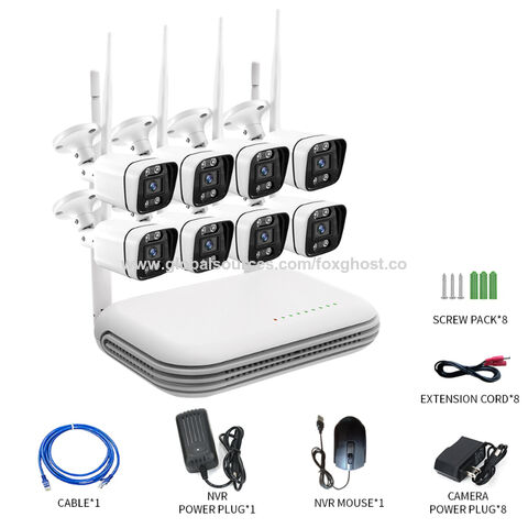 Buy China Wholesale 8ch Wifi Nvr Kit With Metal 3mp Ip67 Wifi Network ...