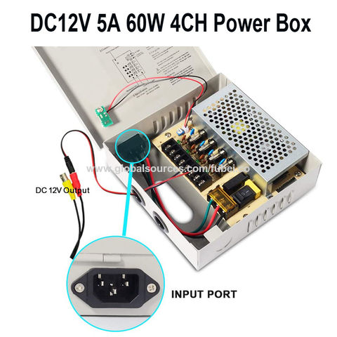 Buy Wholesale China Cctv Power Supply 4ch Channel Port Box,distributed ...