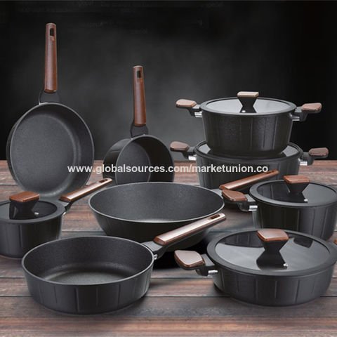 Buy Wholesale China 14pcs Induction Safe Cookware Set, Healthy Marble ...