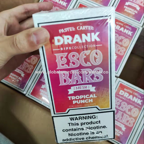 Esco bars Mega 5000 Disposable Device 2500 Puffs Pen 5% Ripe 12 Colors ...