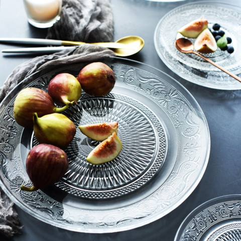 Buy Wholesale China Gaosi Clear Glass Dishes And Plates & Glass Plate ...