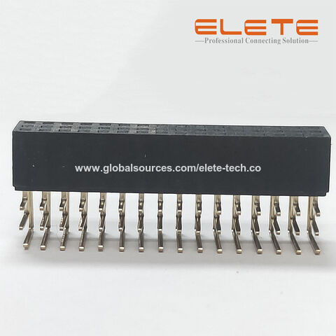 2.0mm Female Socket Header 3 Row Right Angle Type Board To Board ...