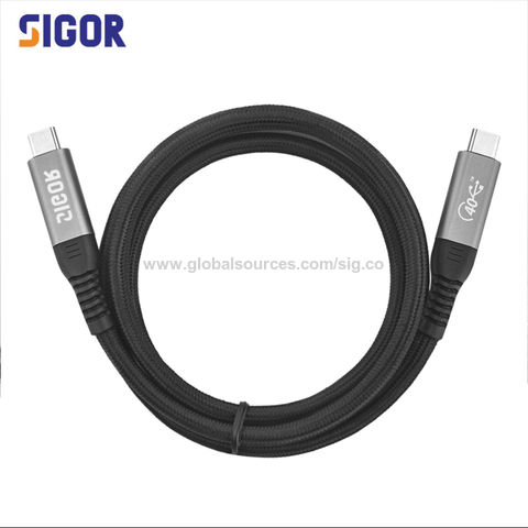 Buy Wholesale China Usb 4.0 Pd 100w Usb4 Gen3 40gbps Type C To Usb C 1m ...