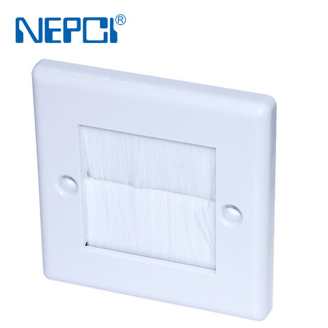 Buy Wholesale China 86*86mm Network Wall Plate With White Or Black ...