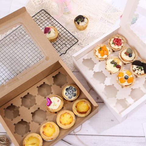 Buy Wholesale China Kraft Carton Baking Muffin Box Cupcake Packing Box ...