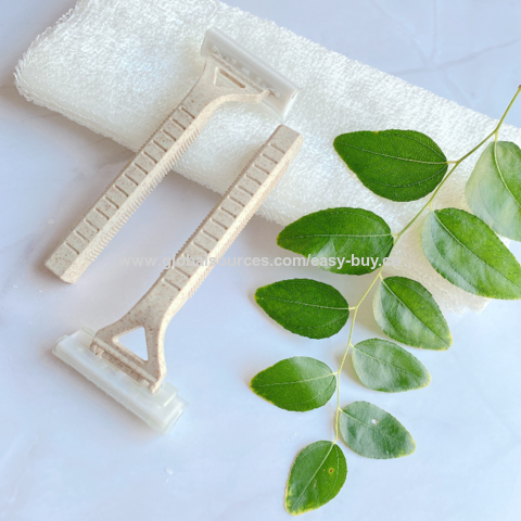 Buy Wholesale China Disposable Razors Travel Wheat Straw Disposable ...