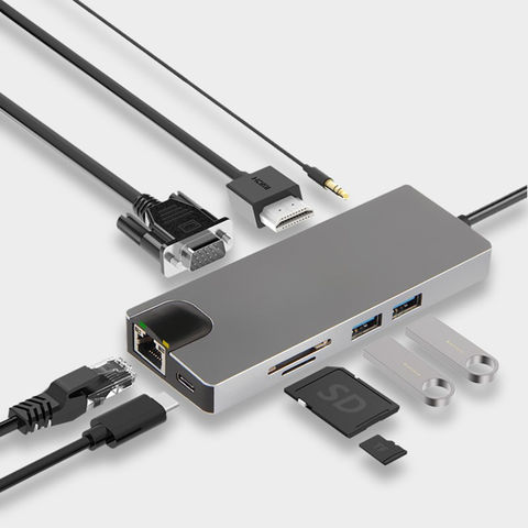 Buy Wholesale China Usb-c 9 In 1 Hub Docking & Hub Docking For Macbook ...