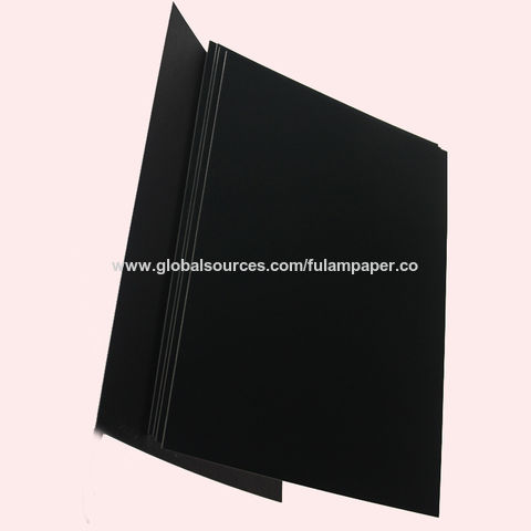 Buy Wholesale China A4 Black Paper 110g Raw Black Parchment Core Paper ...