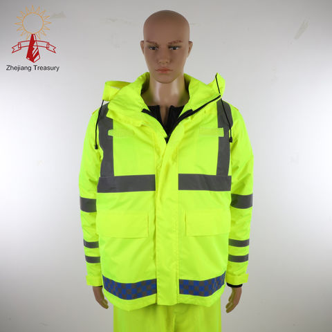 Buy Wholesale China Wholesale High Vis Reflective Rain Suit Waterproof ...