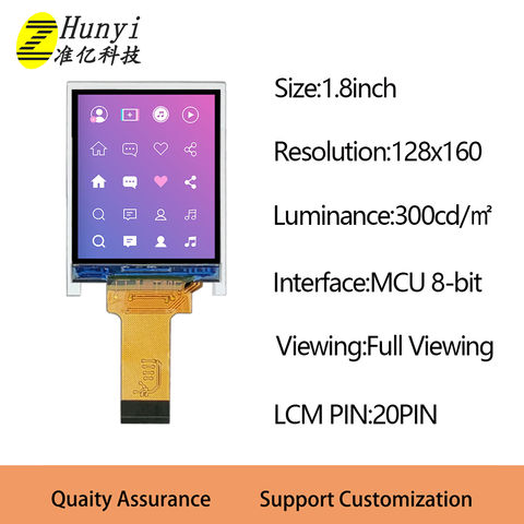 Buy Wholesale China 20 Pin Small Size Display 1.8 Inch Tft Lcd Module ...