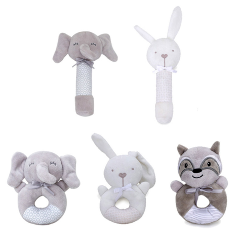 Buy Wholesale China Baby Hand Rattle Cartoon Animal Hand Rattle Ring ...