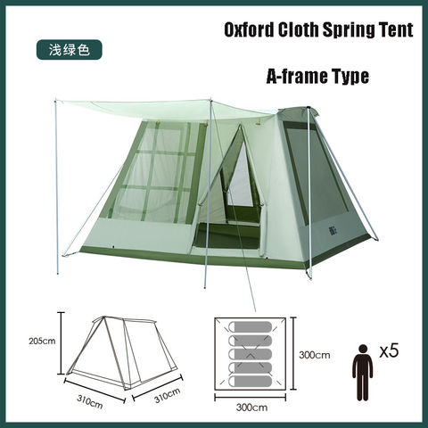 Buy Wholesale China Spring Tent High Level 5 Person Outdoor Camping ...
