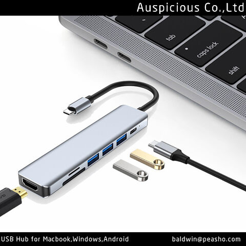 Buy Wholesale China Multiple Usb C Hub 6 In 1 Type C Hub Adapter Usb C ...