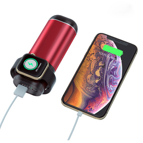 Wireless Charger 5200mah Universal Portable Charger 3 In 1 Qi Power ...