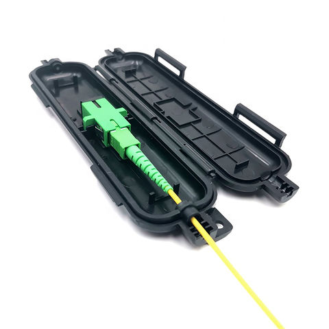 Mini Drop Cable Protect Box Optical Fiber Cable Protection Box With 1pc ...