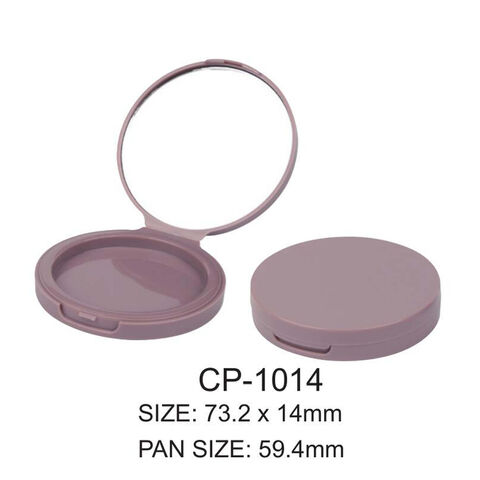 Buy Wholesale China Round Plastic Empty Powder Compact Container ...
