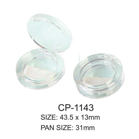 Buy Wholesale China Round Lucency Empty Plastic Powder Eyeshadow ...