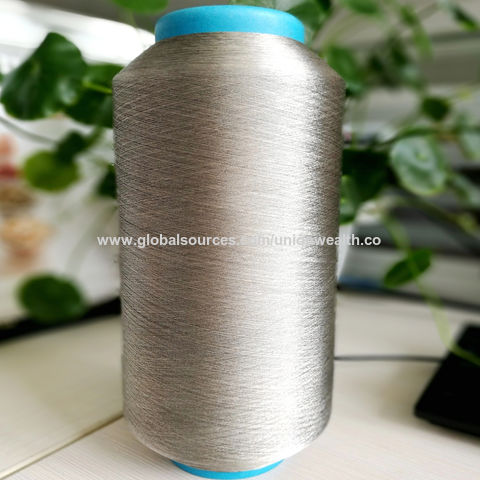 Buy Wholesale China 40d Silver Coated Nylon Filament Conductive Thread ...